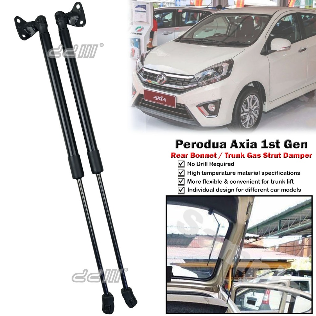 [READY STOCK] (1 Pair/Sepasang) Perodua Axia 2014-2022 Rear Bonnet ...