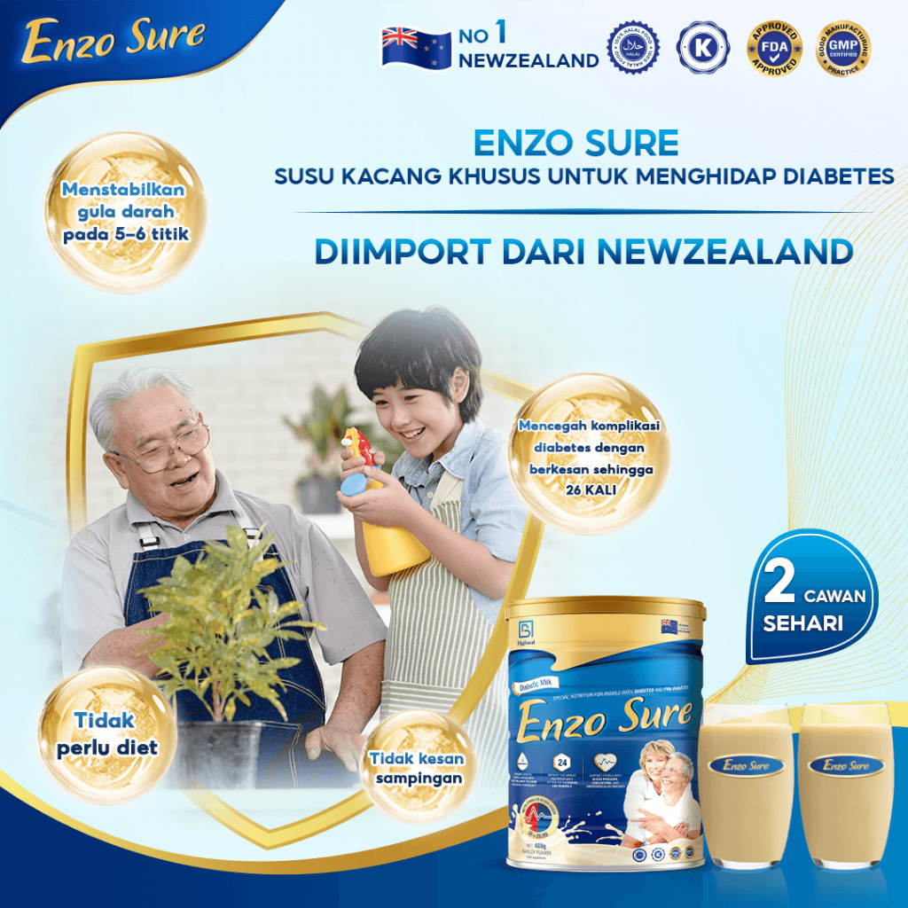 EnzoSure SUSU diabetes Milk Gout Ultra Support Gout Patients 400G ...