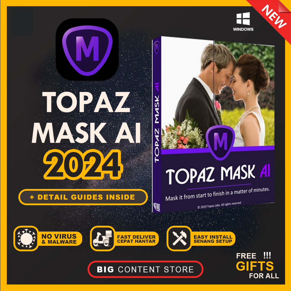 Topaz Mask AI💯 EASY INSTALL SOFTWARE 💯 LIFETIME PREMIUM 💯 FAST DELIVERY ...
