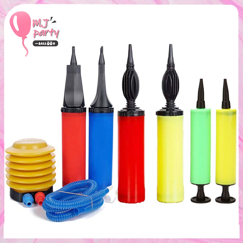 Large Hand Pump Mini Balloon Hand Pump Inflator Big Colorful Hand Held ...