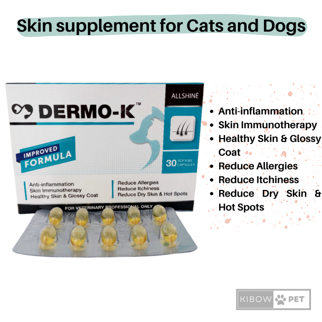 Dermo-K capsule for cats and dogs (30 capsules/box) | Shopee Malaysia
