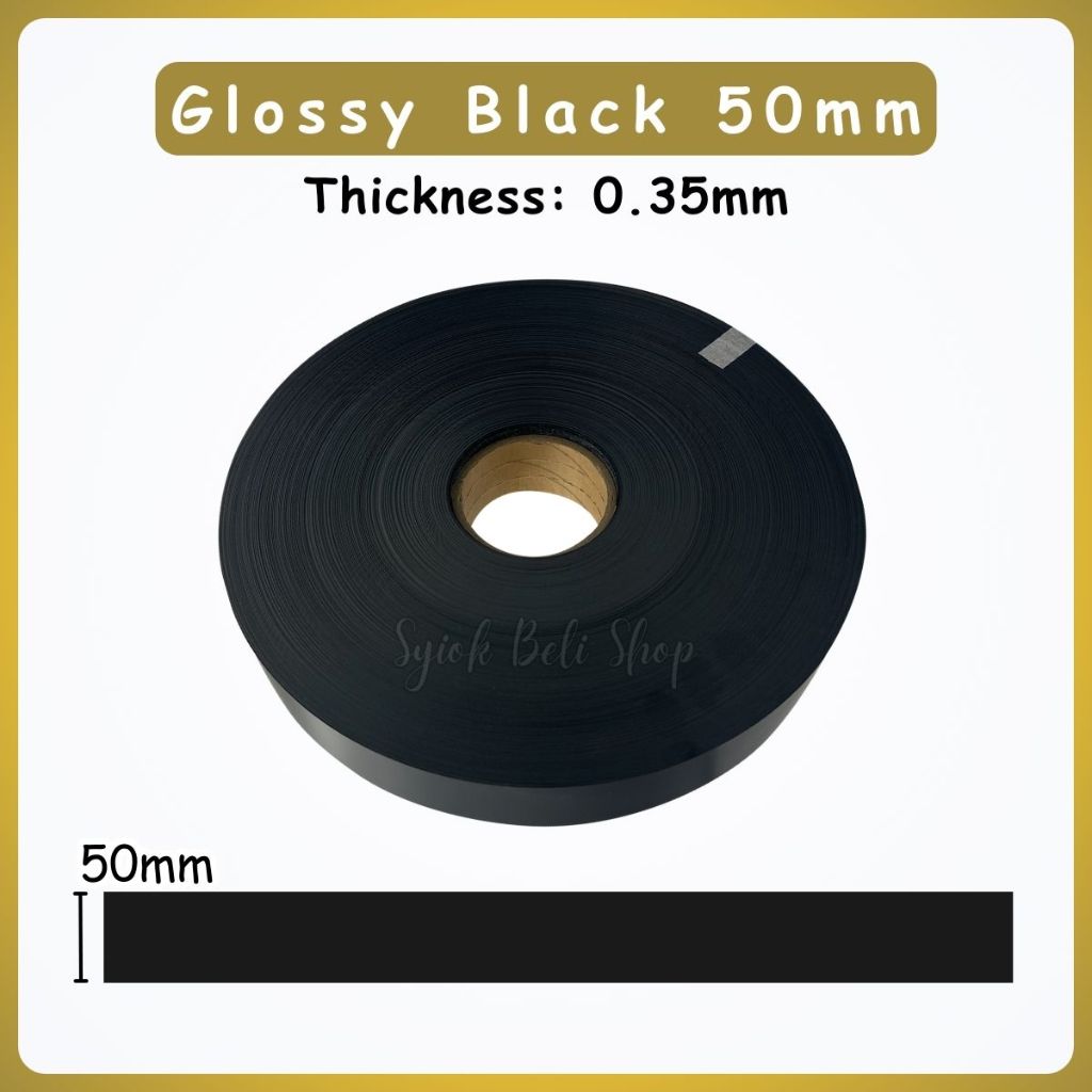 PVC Edging Banding Sisi Papan Kulit Papan Pagar Hijau Dawai (22mm/25mm/50/75mm) x (100/200Meter ...