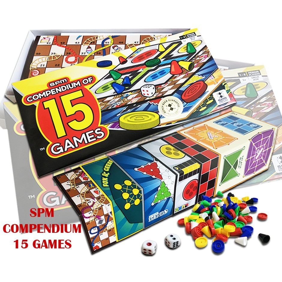 SPM Compendium Of 15 Multiplayer Board Games Mixed Board Games | Shopee ...