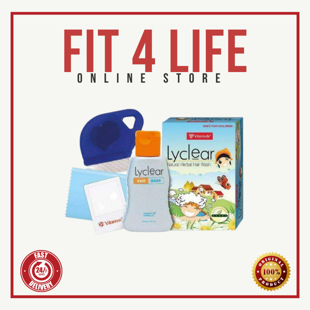 Vitamode Lyclear Natural Herbal Shampoo 40ml (Anti Lice) | Shopee Malaysia
