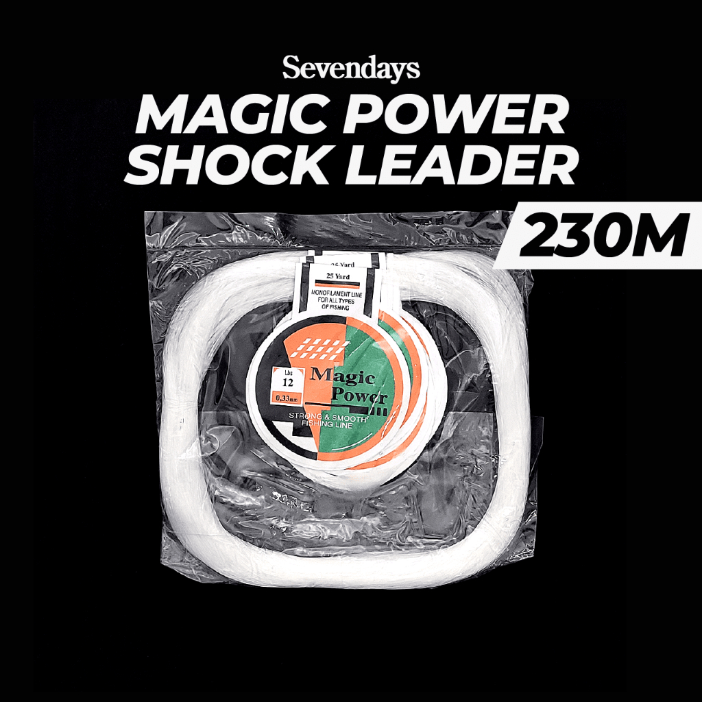 230M Magic Power Shock Leader Nylon Fishing Line Ultralight Transparent ...