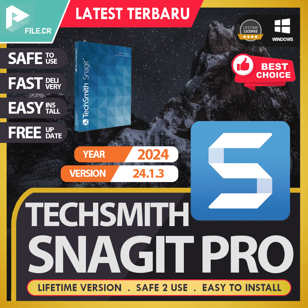 TechSmith Snagit 💯 EASY INSTALL 💯 LIFETIME PREMIUM 💯 FAST DELIVERY 💯 ...