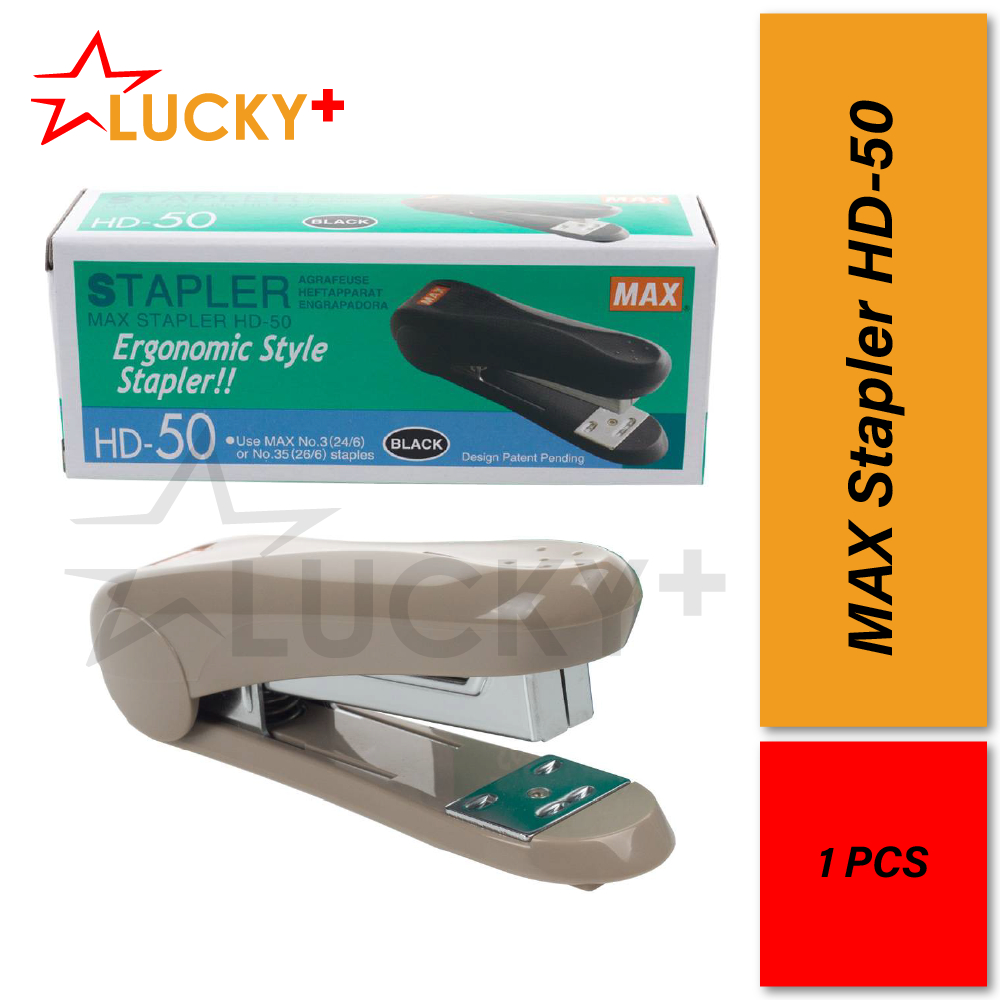 (100% Original) MAX Stapler HD-50 Heavy Duty Stapler(1pcs) Use Max No.3 Staples / Stepler Besar ...
