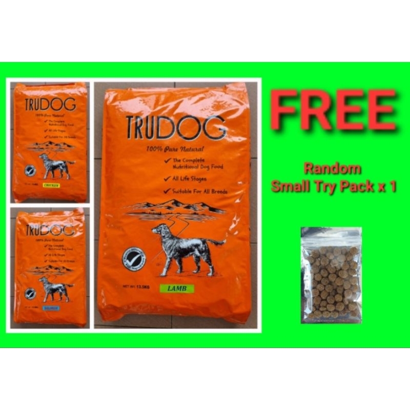 DHL / Exp:2025 July / 13.5kg TruDog Salmon Lamb Chicken / Tru Dog ...