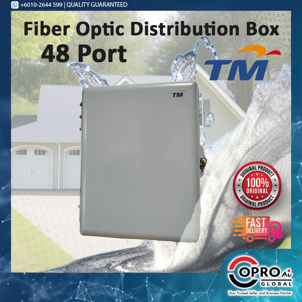 48 Port Fiber Optic FTTH Termination Box (FTB) / Distribution Box ...