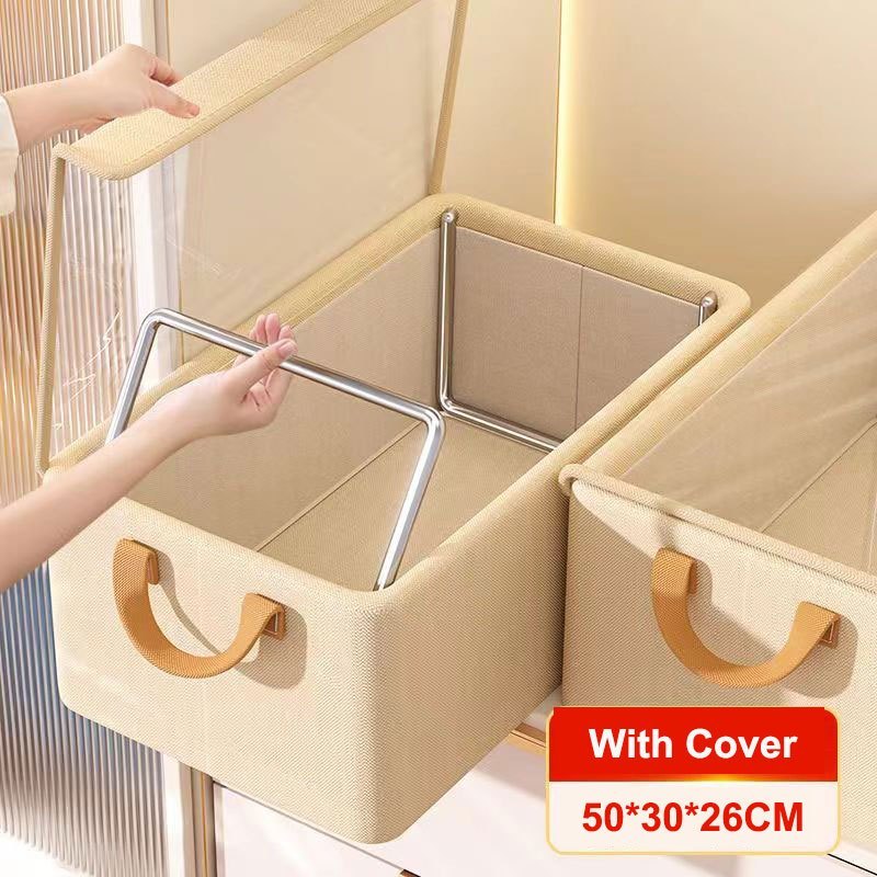 [Ready Stock] Foldable Storage Box Clothes Organizer Wardrobe Organizer ...