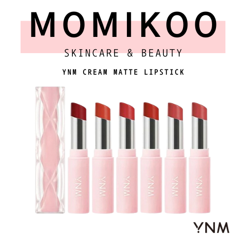 YNM Cream Matte Lipstick 5.5g / YNM Fresh Green Lip balm 4g | Shopee ...