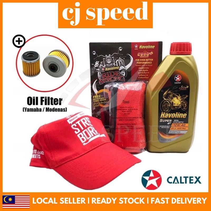 CALTEX HAVOLINE 10W-40 SUPER ENGINE OIL 4T SEMI-SYNTHETIC | Shopee Malaysia