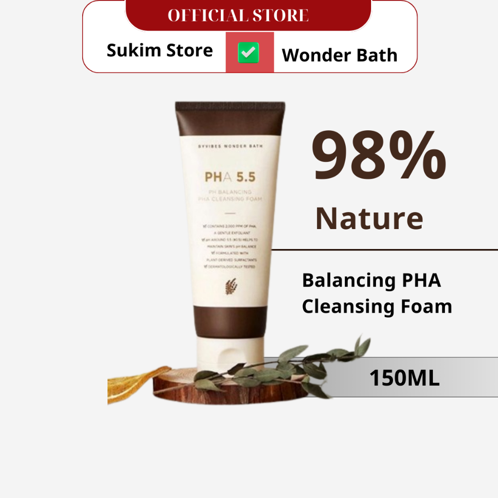 WONDER BATH Pha 5.5 PH Balancing PHA Cleansing Foam 150ml | Shopee Malaysia