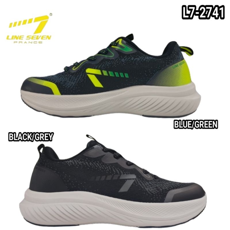 Men Line Seven Running Shoes Ultra Comfort Kasut Sukan Line-7 L7-S-2741 ...
