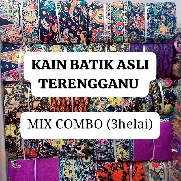 MIX COMBO BATIK TERENGGANU ASLI ( ADA COP TERENGGANU ) | Shopee Malaysia