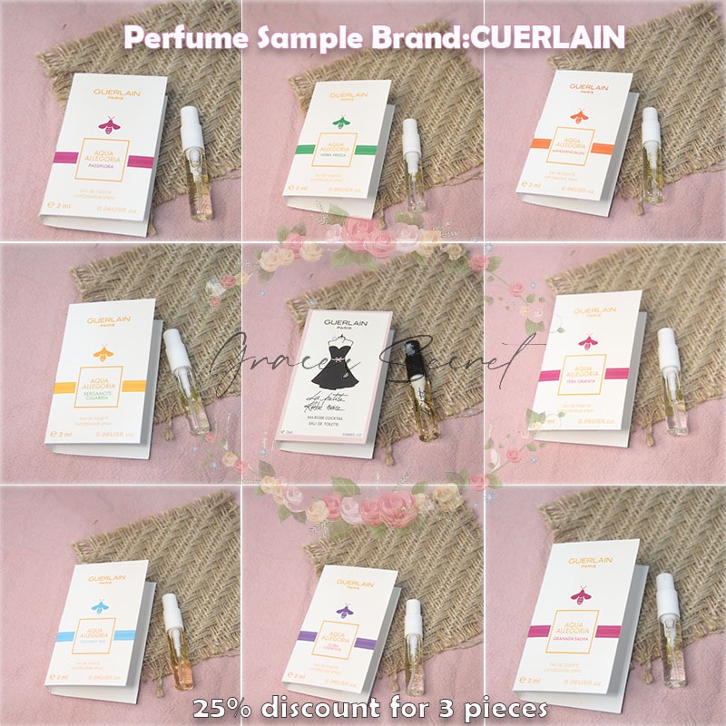Perfume Sample - Guerlain Perfume Collection / 9 Fragrances / 2ML ...