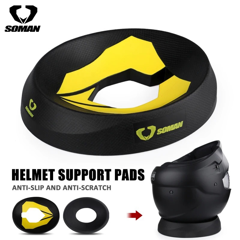 Helmet Display Stand Holder Motorcycle Helmet Support Pads Donut Ring ...