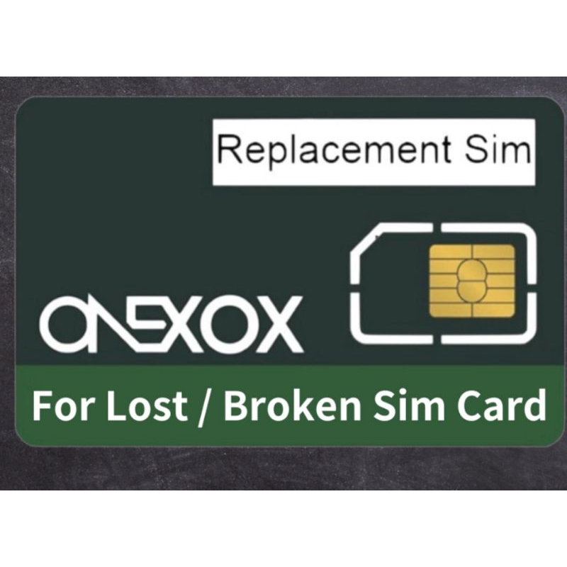 Penggantian Kad SIM Untuk ONEXOX Prabayar dan Pascabayar Hitam | Shopee ...