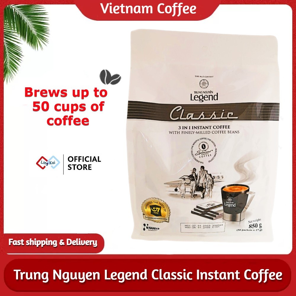 Trung Nguyen Legend Classic Instant Coffee - Authentic Vietnamese Blend ...
