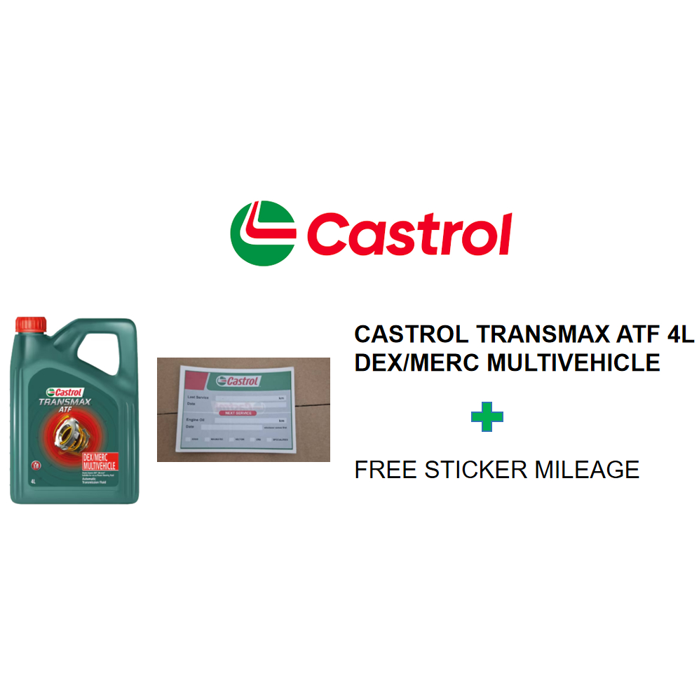 CASTROL TRANSMAX ATF DEX/MERC MULTIVEHICLE 4 LITER (100% ORIGINAL ...
