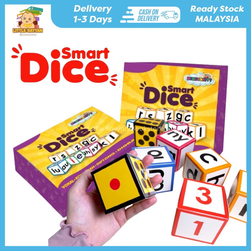 SMART DICE VOKAL | KONSONAN | DIGRAF | DIFTONG - alat bahan bantu ...