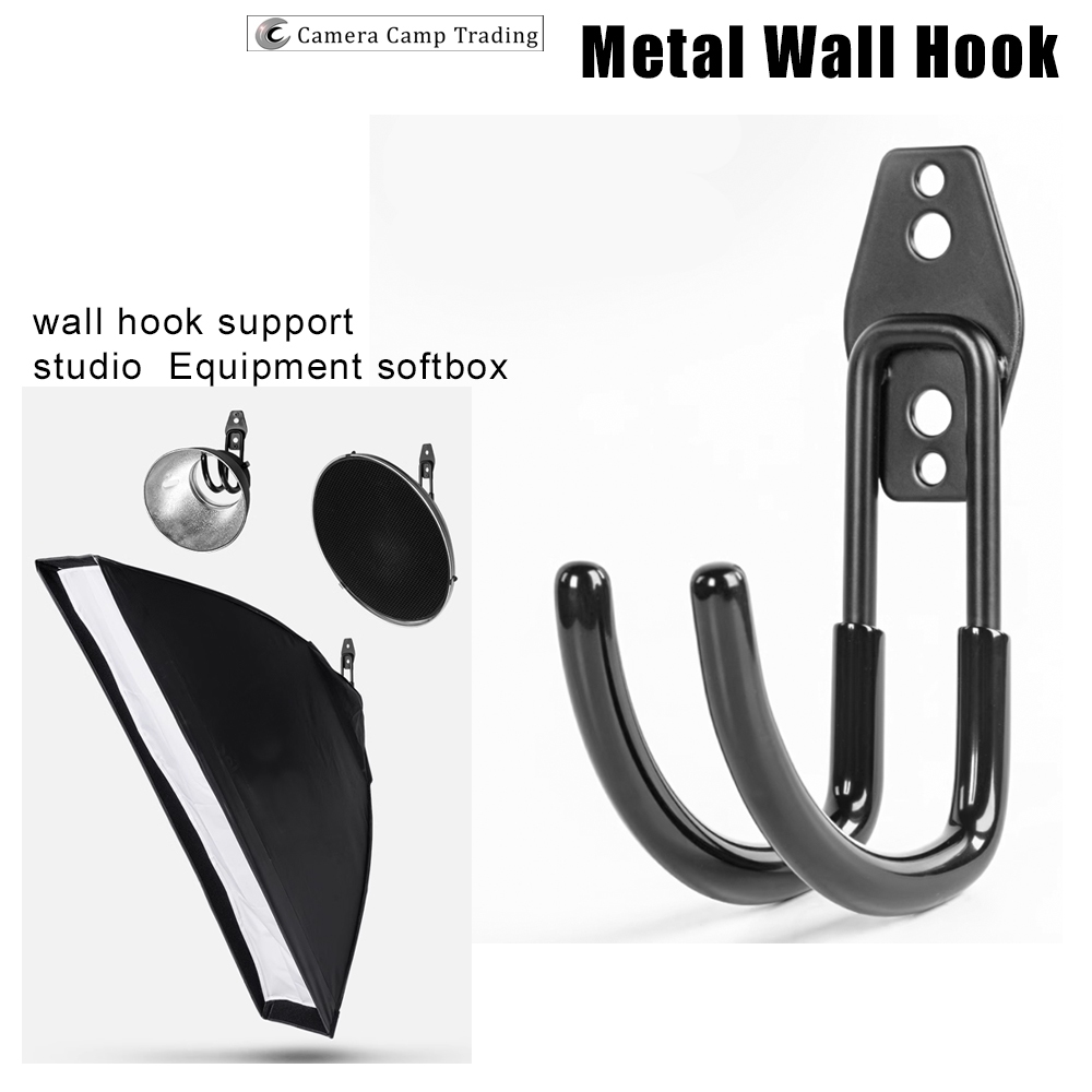 Softbox Wall Hanger Cable Holder Wall J Hook for Studio Hanging Softbox ...