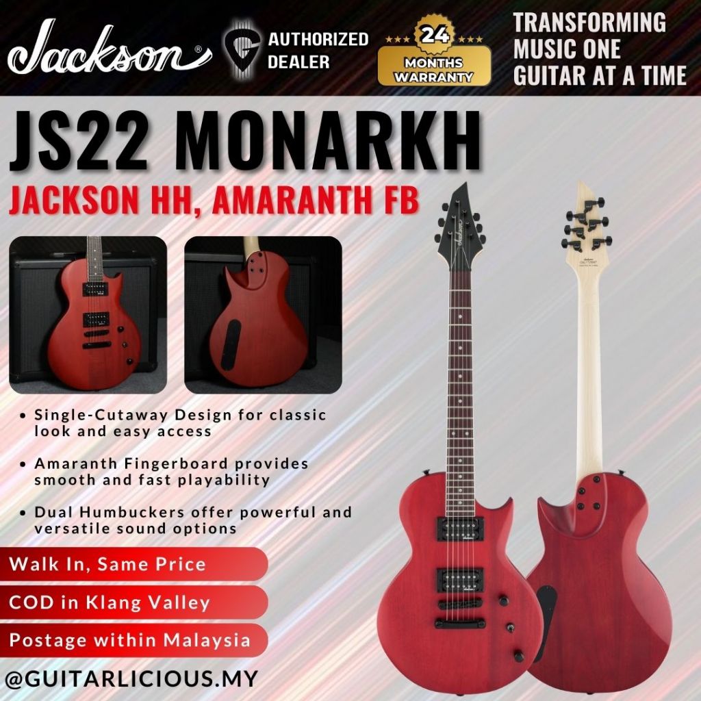 JACKSON JS Series Monarkh JS22 SC Electric Guitar with Double Humbucker ...