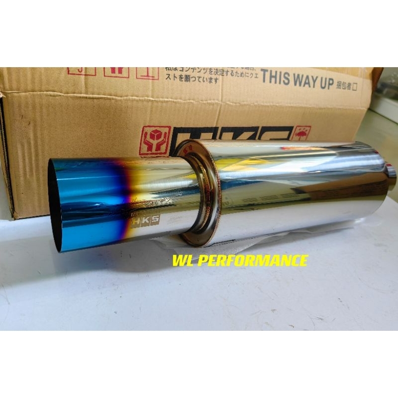 HKS High Power Straight Flow Muffler Japan Style Stainless Steel 304 ...