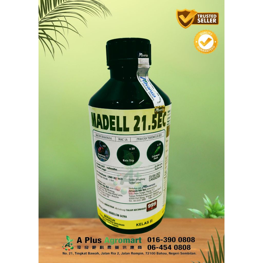 Racun Serangga Carbosulfan 21.5% Madell 21.5EC (1 liter) | Shopee Malaysia