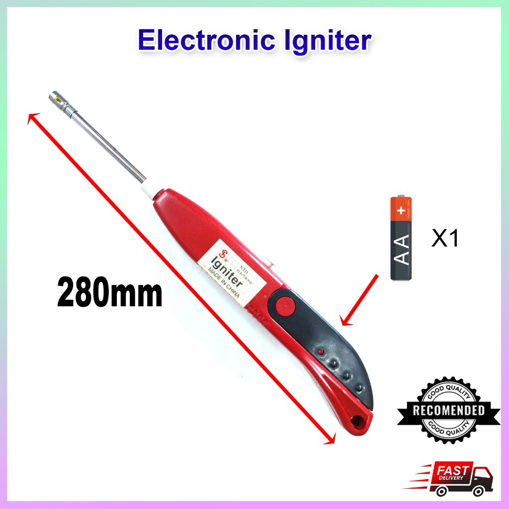 Electronic Igniter Battery Gas Igniter Spark Lighter Pemetik Api 电流式打火機 ...