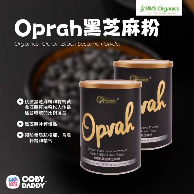 BMS Organics Opprah Golden Black Sesame Powder | Shopee Malaysia