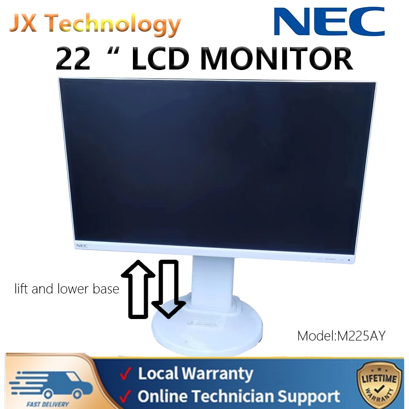 NEC brand frameless HDMI VGA computer monitor 22-inch gaming monitor ...