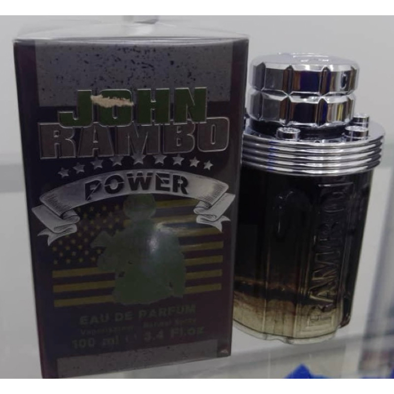 JOHN RAMBO POWER EDP PERFUME 100% ORIGINAL DUBAI | Shopee Malaysia
