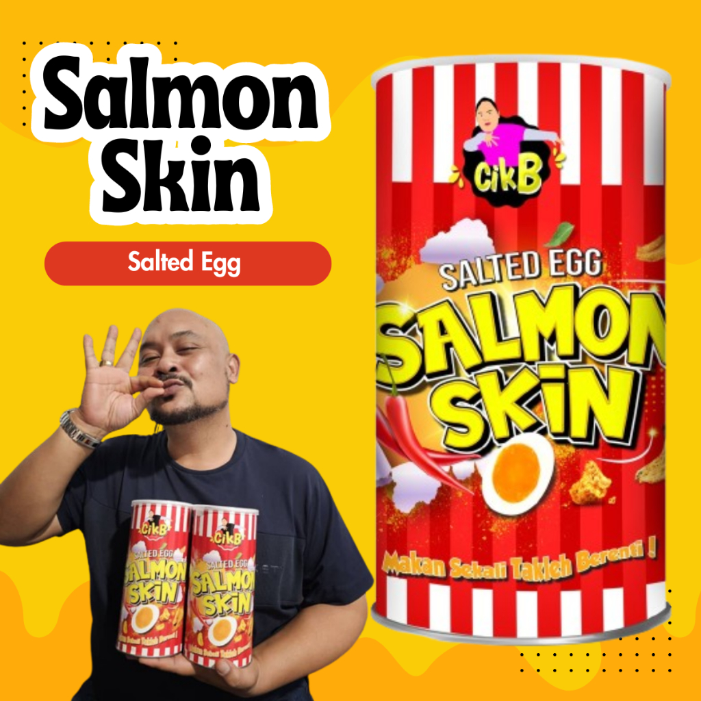 SALMON SKIN SALTED EGG CIKB VIRAL (+-260G) | Shopee Malaysia