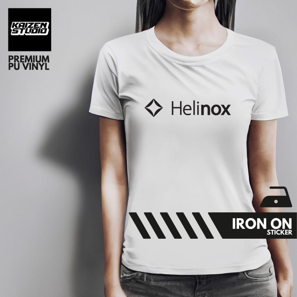 KAIZEN STUDIO Helinox Iron On Heat Press Sticker Tshirt Bag Chair ...