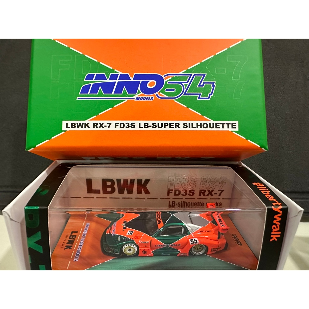 Inno64 Chase Unit MDX 2024 Mazda RX7 LBWK Chase Unit MY Diecast Expo ...