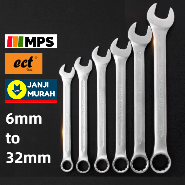ECT Combination Wrench Combination Spanner Spanar (6MM - 23MM) | Shopee ...