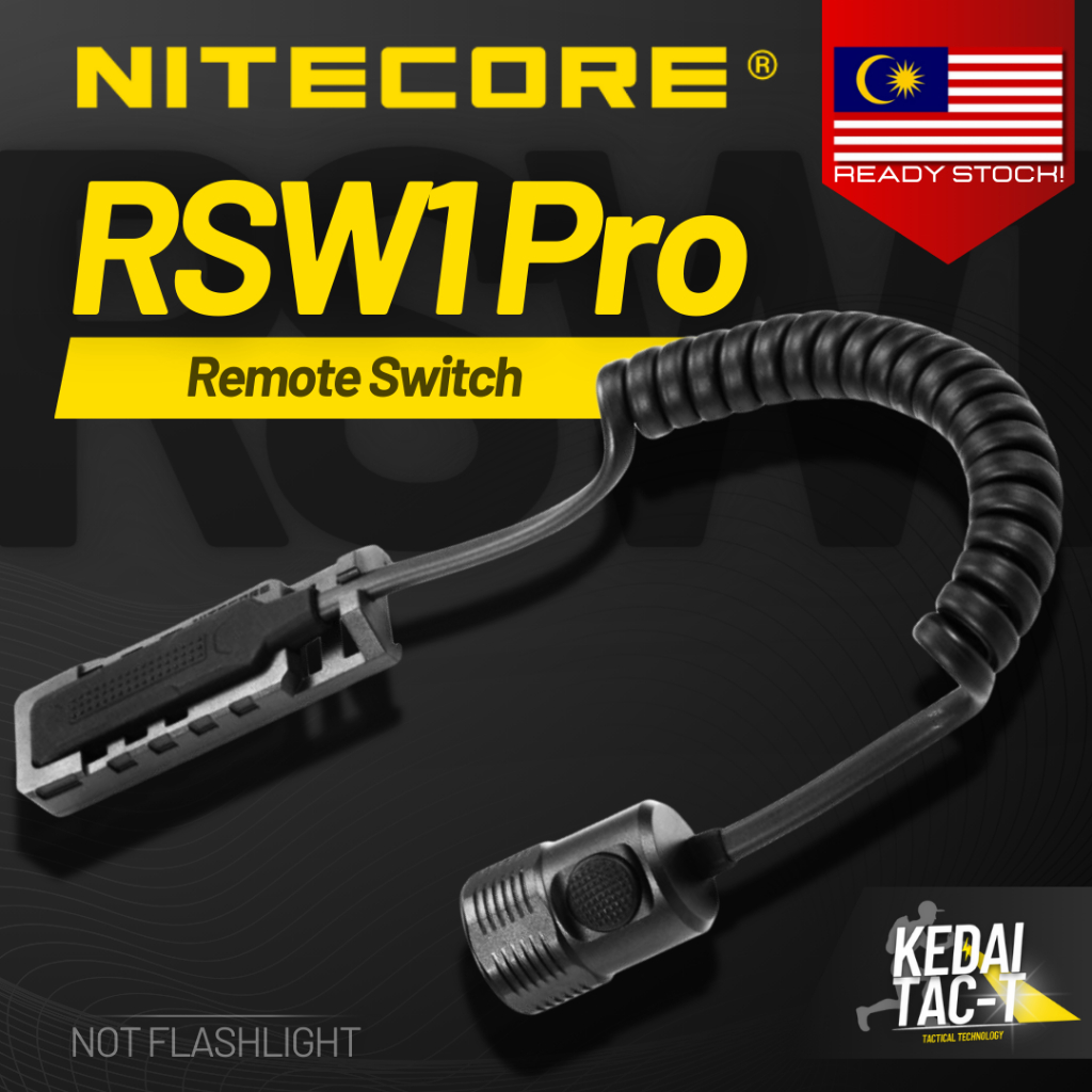 NITECORE RSW1 Pro - Pressure Switch for MH12 Pro and MH25 Pro - ORIGINAL - Ready Stock in ...