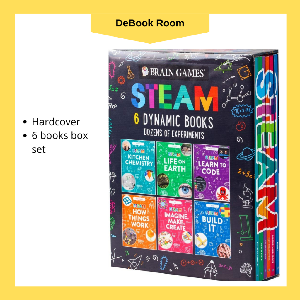 Children's Educational Books : STEAM 6 Dynamic Books Box Set | Shopee ...
