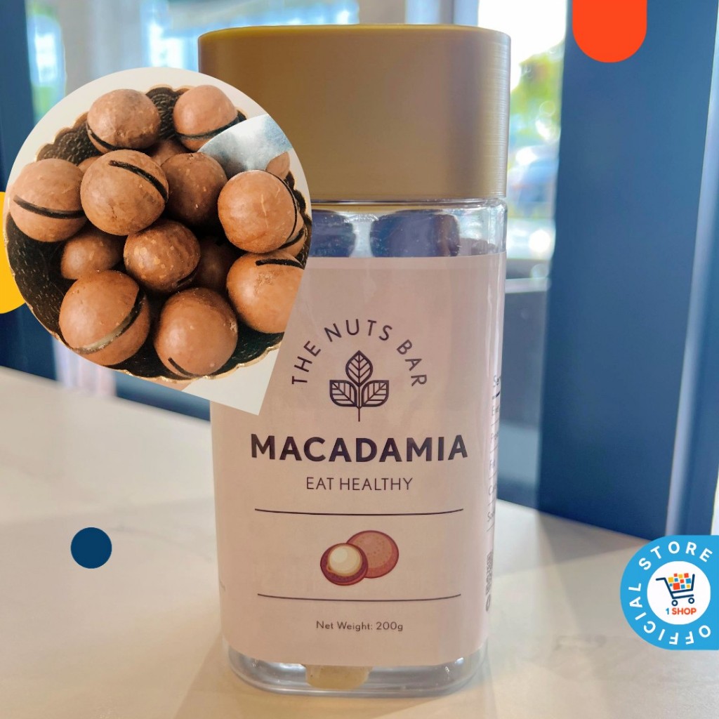 Roasted Macadamia 200g with shell come with opener inside | healthy ...