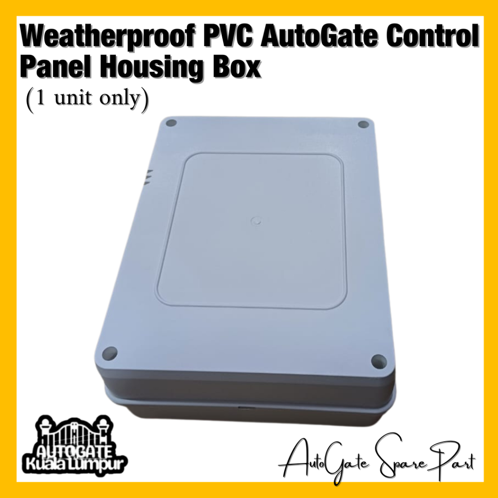 Hus AutoGate Outdoor Weatherproof PVC Auto Gate Panel Housing Box x 1 ...