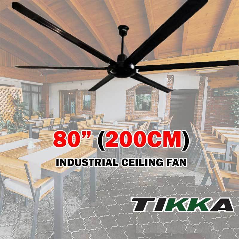 TIKKA kipas siling besar 80 Inch Industrial Large Ceiling Fan (1 Year ...