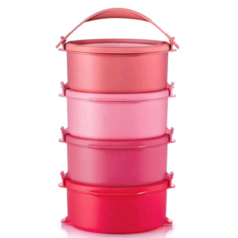 Tupperware Tup Tiffin Set (4pcs)550ml | Shopee Malaysia