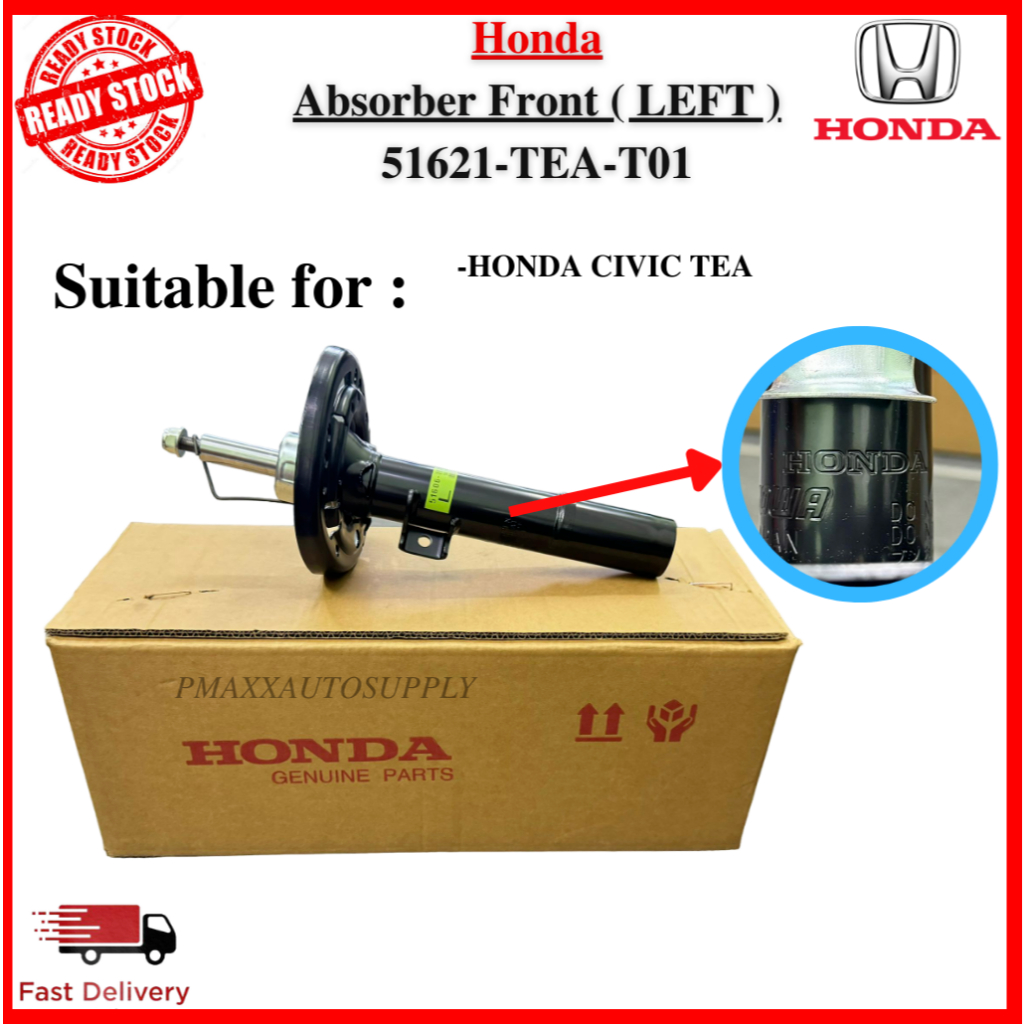 HONDA CIVIC FC TEA TURBO 1.5 / 1.8 FRONT ABSORBER LEFT 51621-TEA-T01 ...