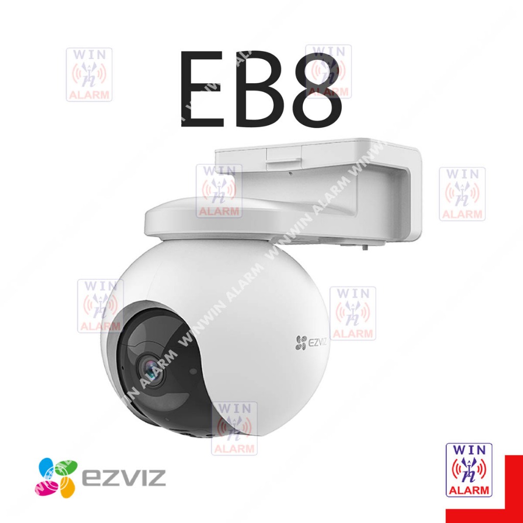 Ezviz EB8 4G LTE Solar Power USB Type-C Battery Powered Rechargeable 2k 3MP Outdoor 360 Pan Tilt ...