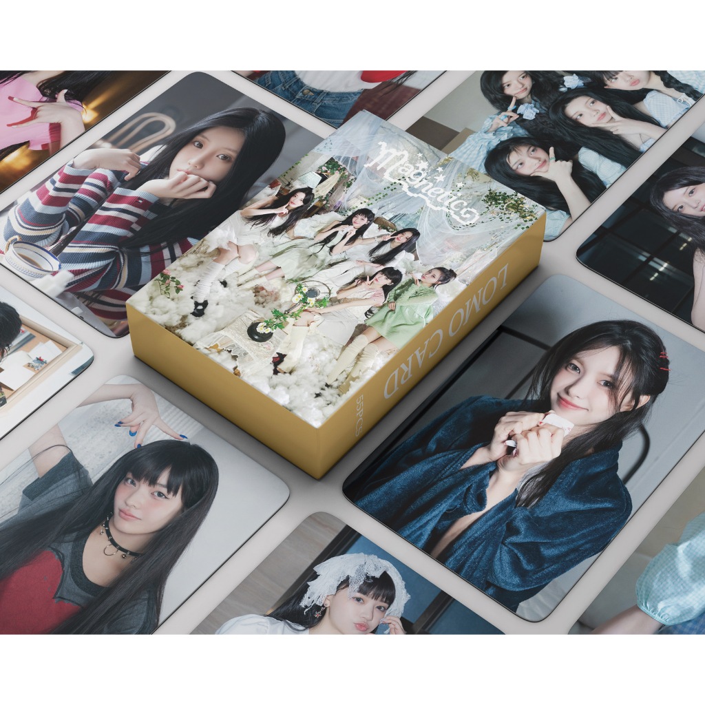 ILLIT LSM Lomo Card Set ( 54pcs ) Album Photocards Super Real Me Album ...