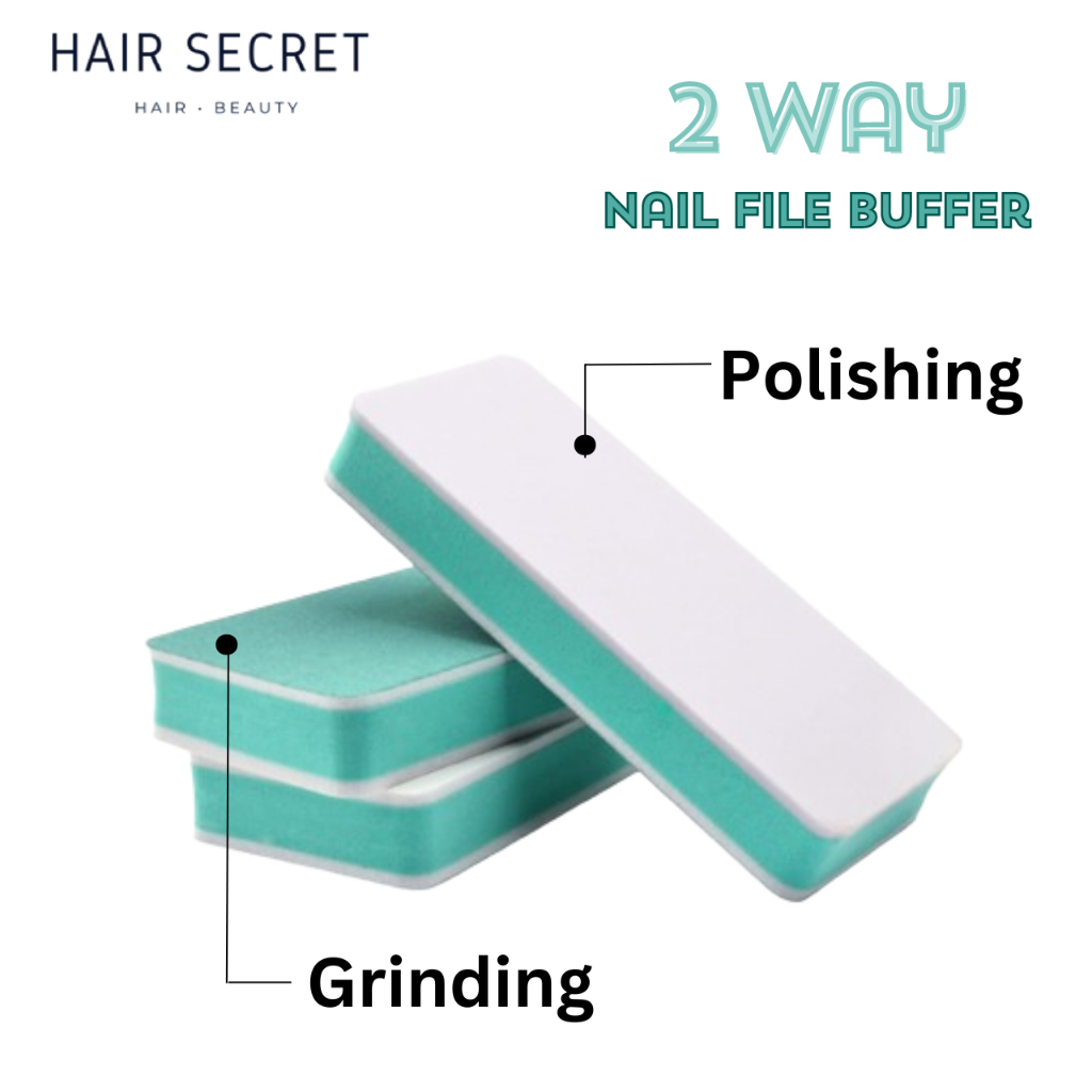 Fenling Nail File Buffer 2 Way Polishing Block Smooth Shine Buff Nails ...