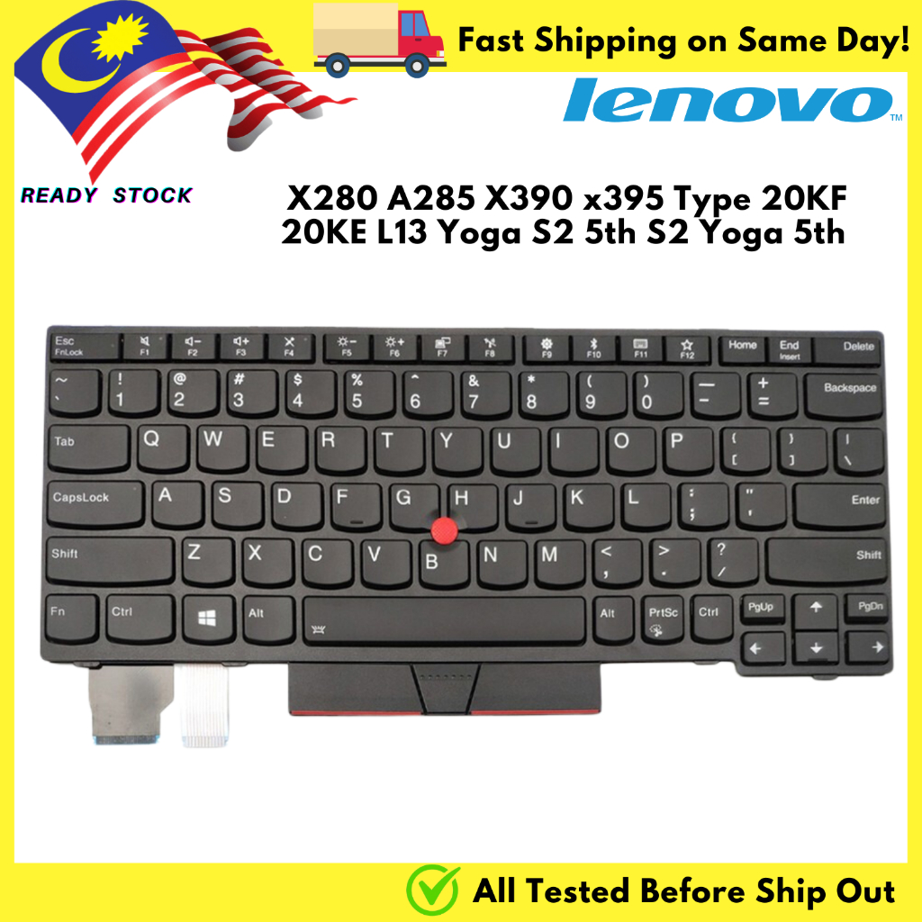 Lenovo Thinkpad X280 A285 X390 x395 Type 20KF 20KE L13 Yoga S2 5th S2 ...