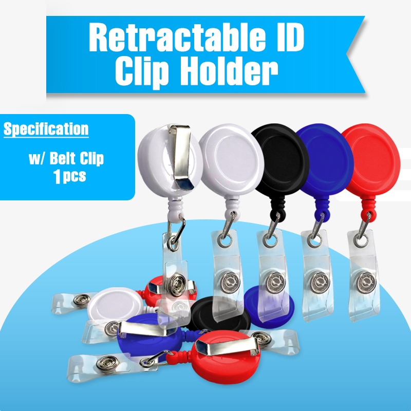 ID Retractable Pull-out Badge ID Department Brand Badge Holder Stretch ...