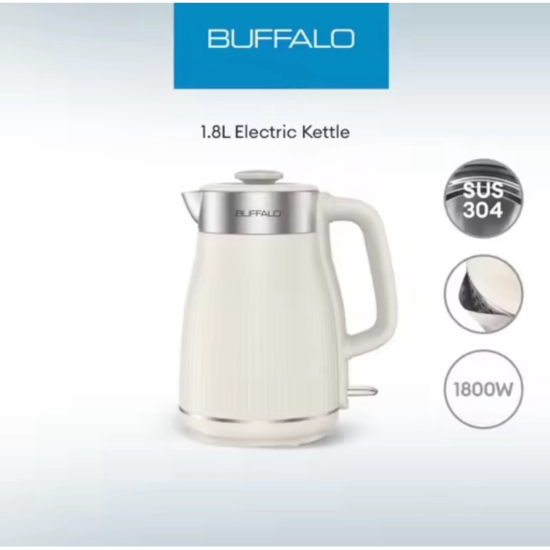 Buffalo 1.8L Electric Kettle 牛头牌电热水壶Kw89 | Shopee Malaysia